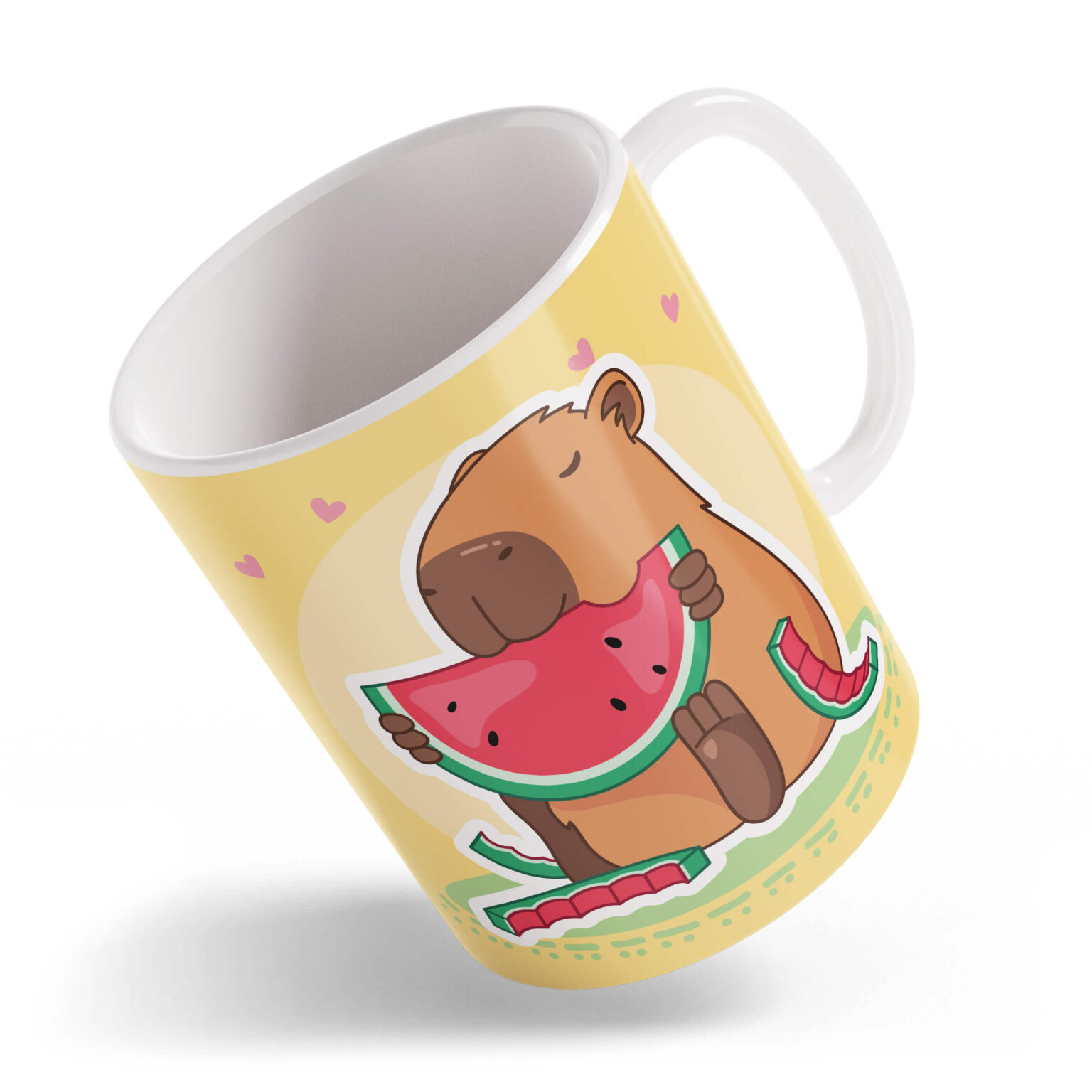 Taza Capibara Sandía | Magink - Tienda de Regalos